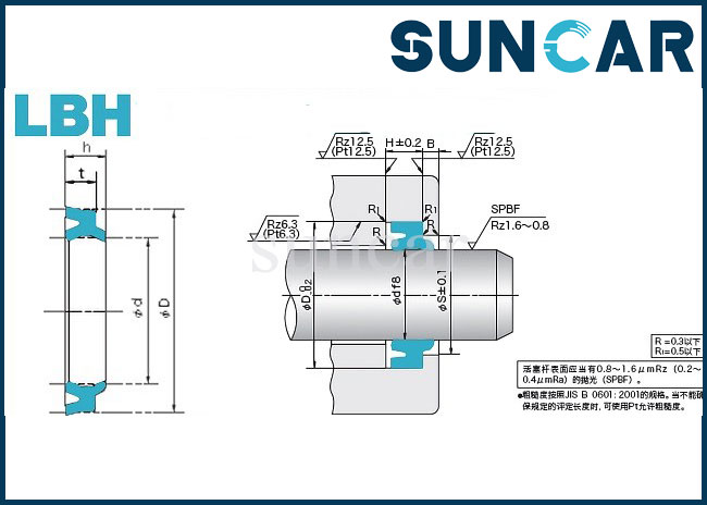 LBH Dust Seal Hydraulic Seals For Rod